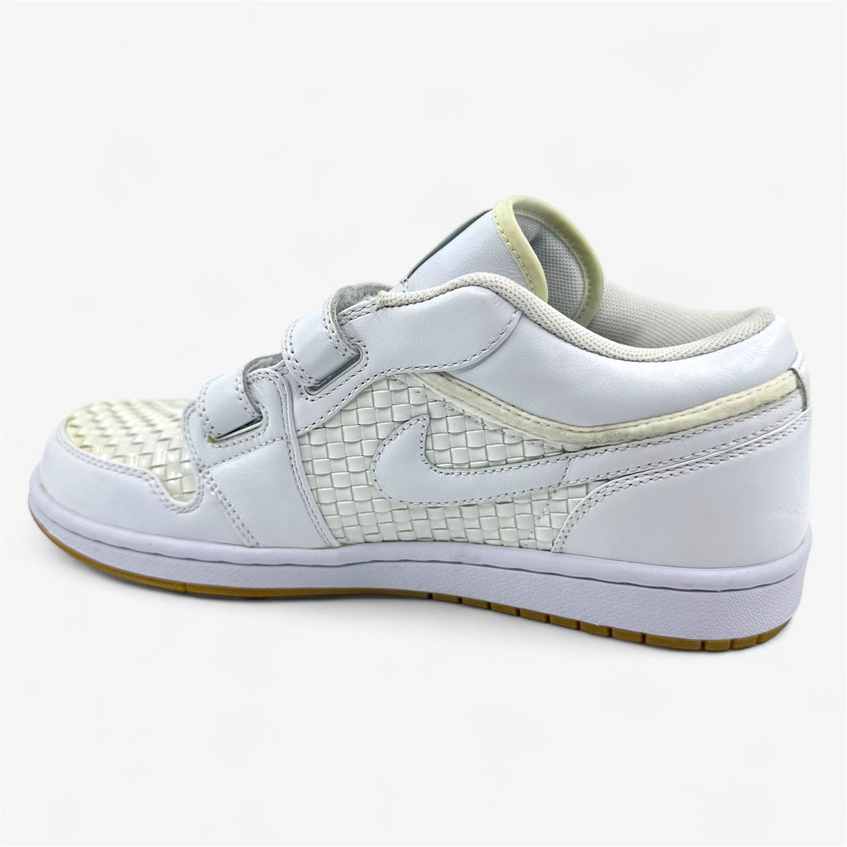 Jordan Air Jordan 1 Premier Low White Metallic Platinum Mens Sneaker ...
